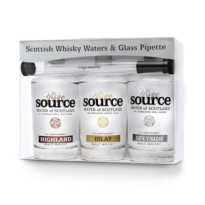 Buy Uisge Source Scottish Spring Water for Whisky Three Regions Gift ...