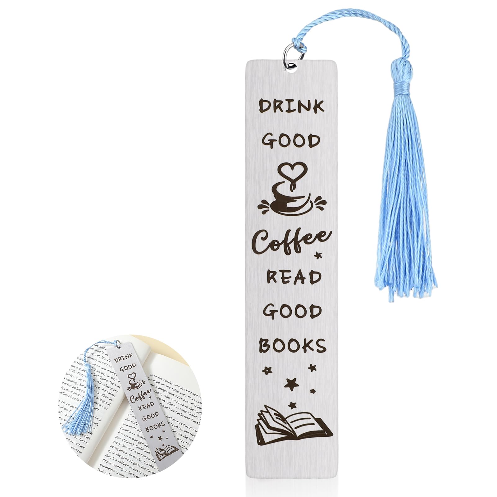 Snapklik.com : Dimeho Stainless Steel Bookmarks For Book Lovers