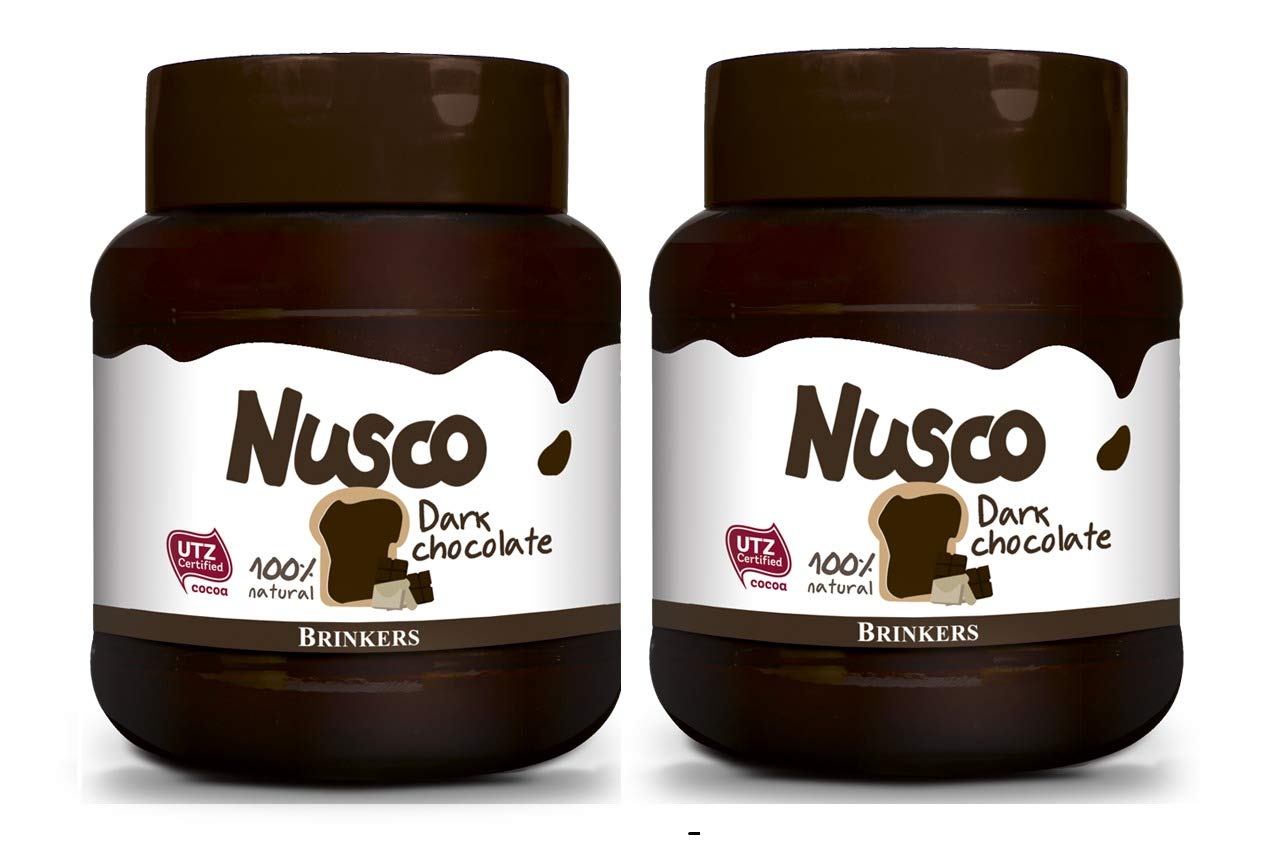 Amazon.com : Nusco Dark Chocolate Spread, Imported from Holland, 100% ...