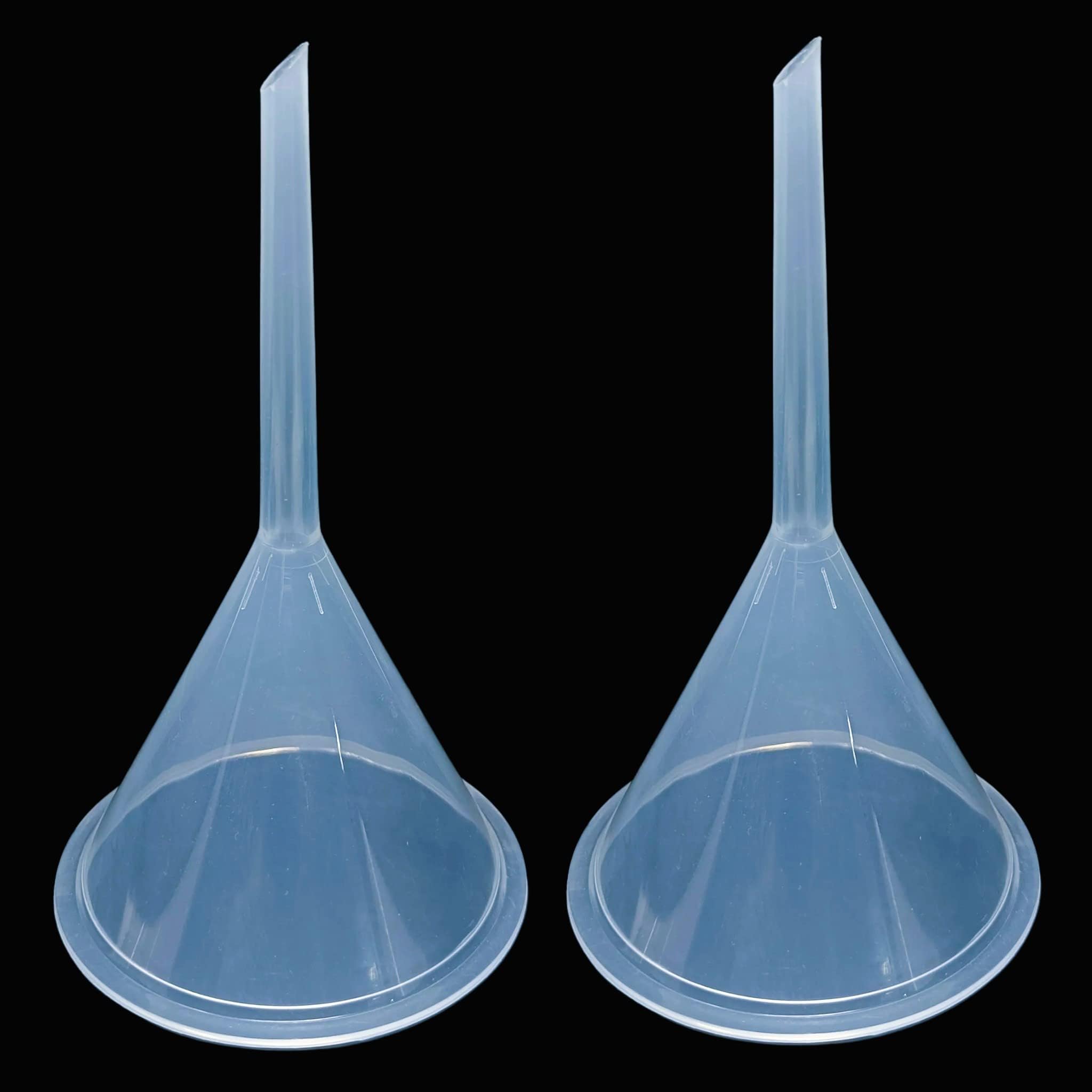 Glass Funnel Set, 3 Sizes - 50, 75, and 100mm, Short Stem, Borosilicate ...