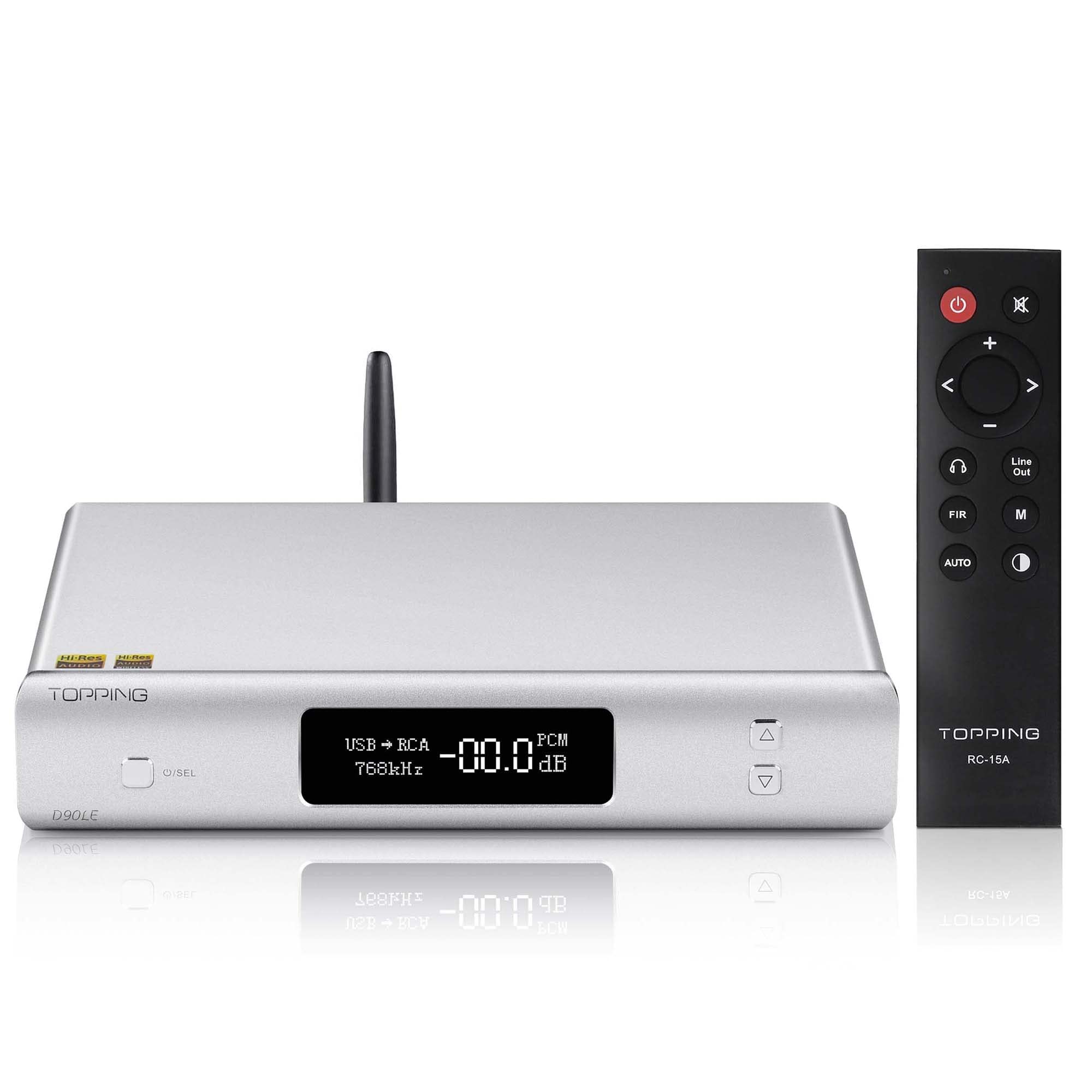 Snapklik.com : Topping D90LE HiFi DAC Bluetooth 5.0 ES9038PRO DSD512 ...