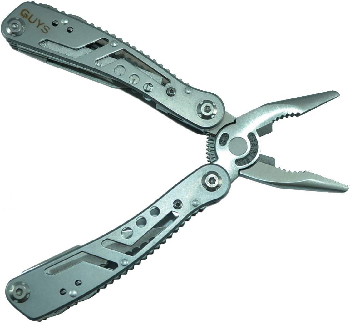 The Guys Store Multitool Pocket Pliers 14-in-1 Multipurpose Folding ...