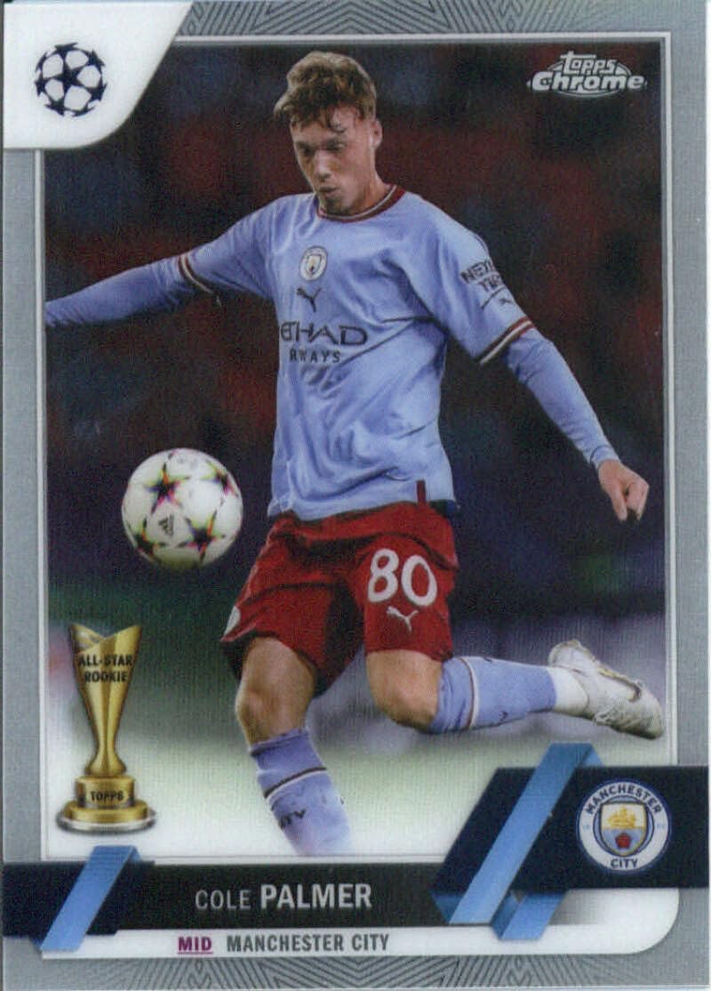 Amazon.com: 2022-23 TOPPS CHROME UEFA CLUB COMPETITIONS #34 COLE PALMER ...