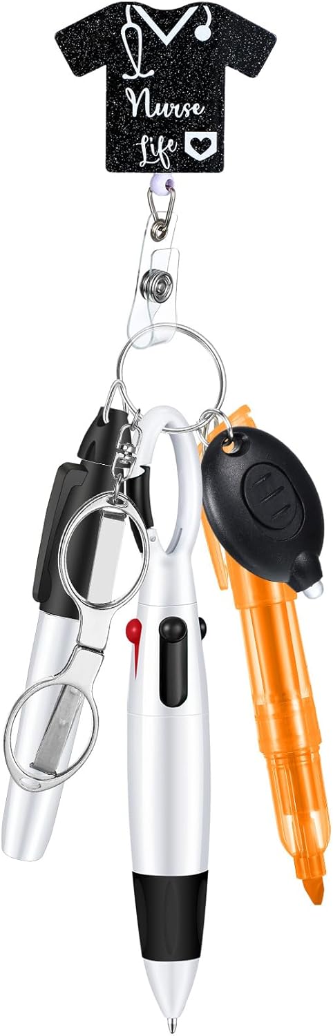 Amazon.com : Engrowtic 6 Pcs Nurse Pen Set Nurse Badge Accessories for ...