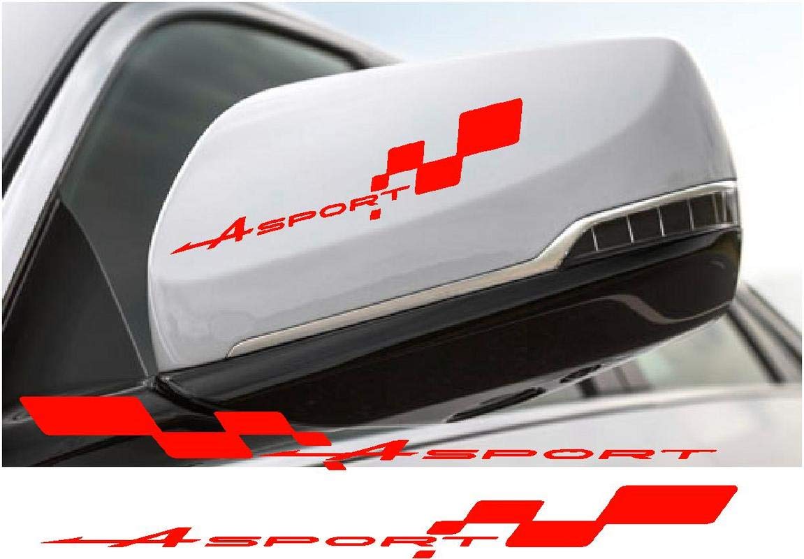 LYOMAN® 2Pcs Car Rear View Mirror Car Sticker Exterior Scratch Stickers ...