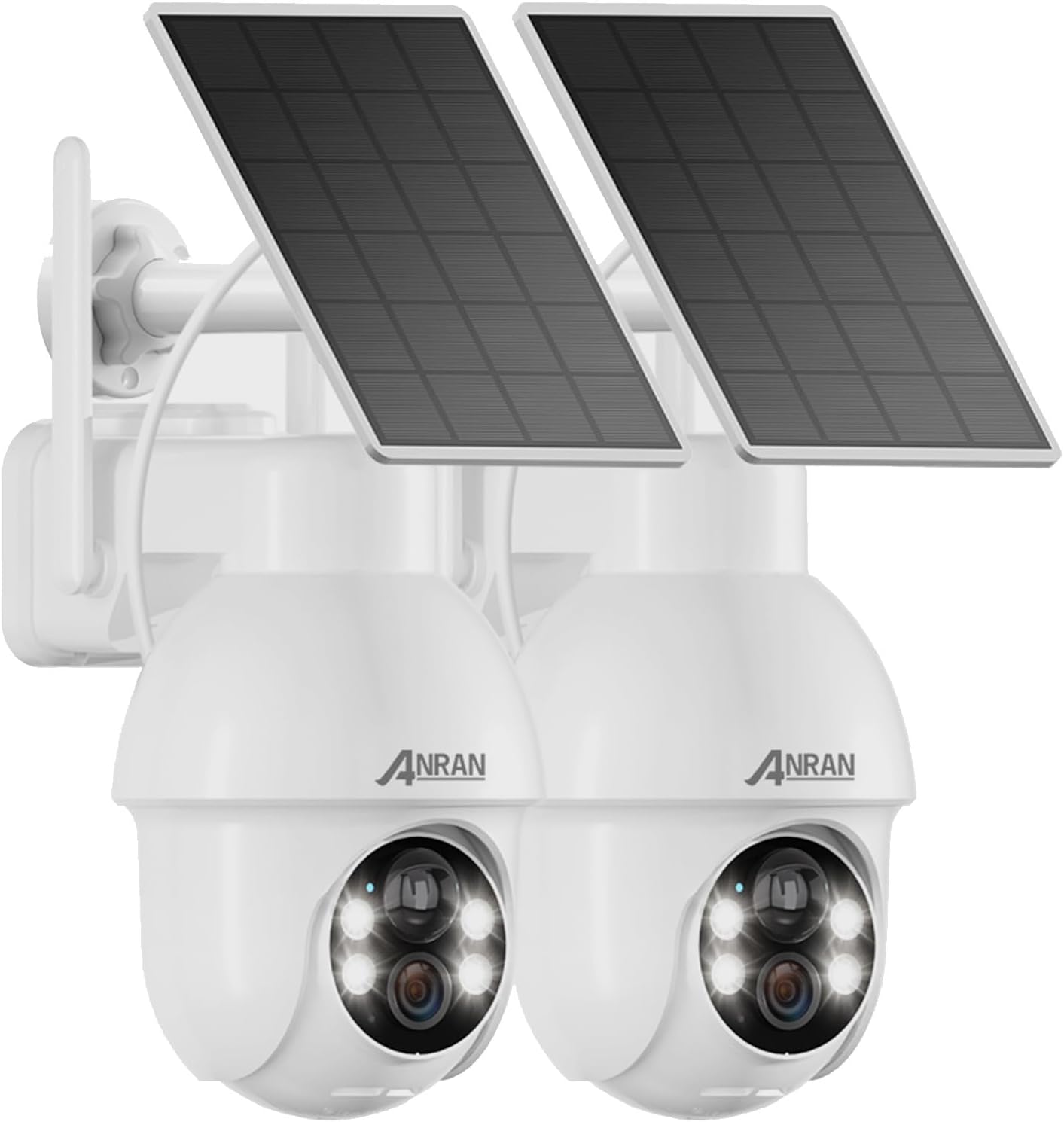 Amazon.com : SEHMUA 2K Solar Security Cameras Wireless Outdoor, 2 Pack ...