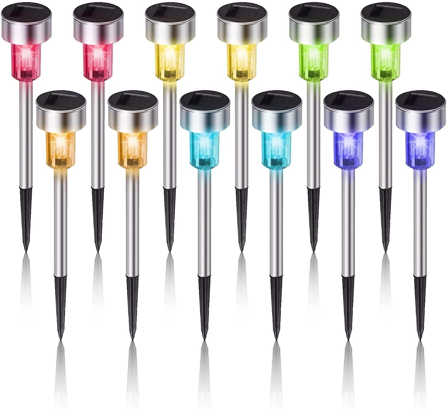 Amazon.com: Neon Rainbow Solar Stake Light, Crafted with Durable ...