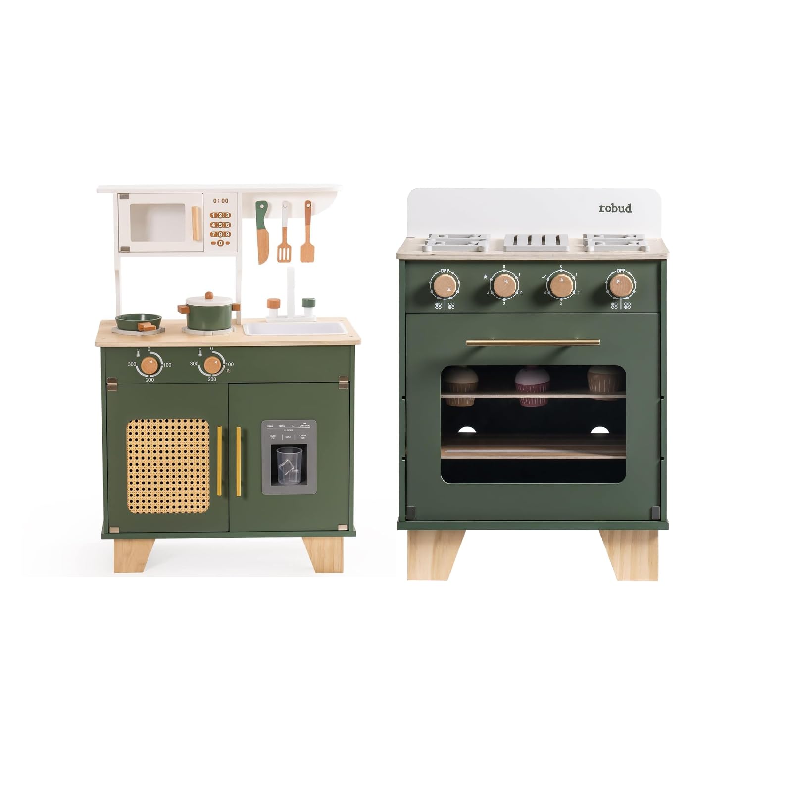 Amazon.com: ROBUD Play Kitchen & Toy Kitchen Oven : Toys & Games