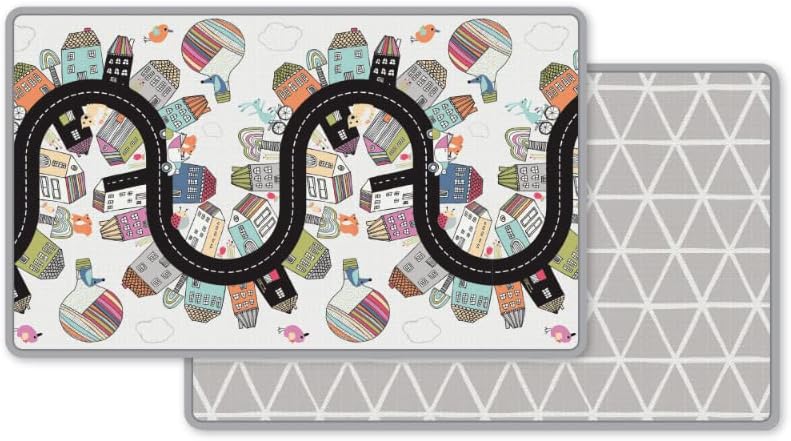 Amazon.com : Skip Hop Baby Play Mat, Reversible Foam Floor Mat, 86" x ...