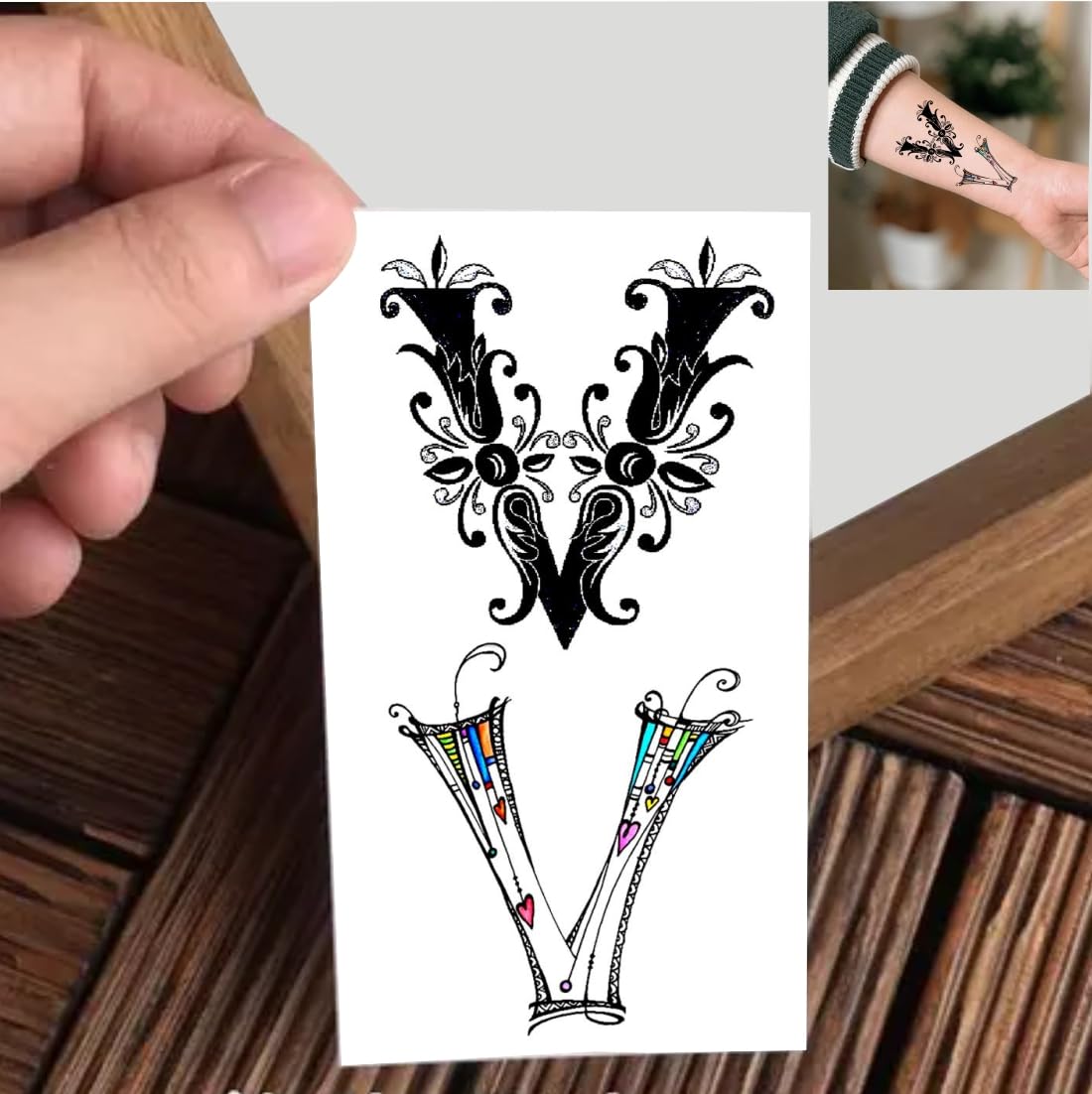 Tattoo Letter V Designs SImple And Elegant Serif Letter Tattoo Design