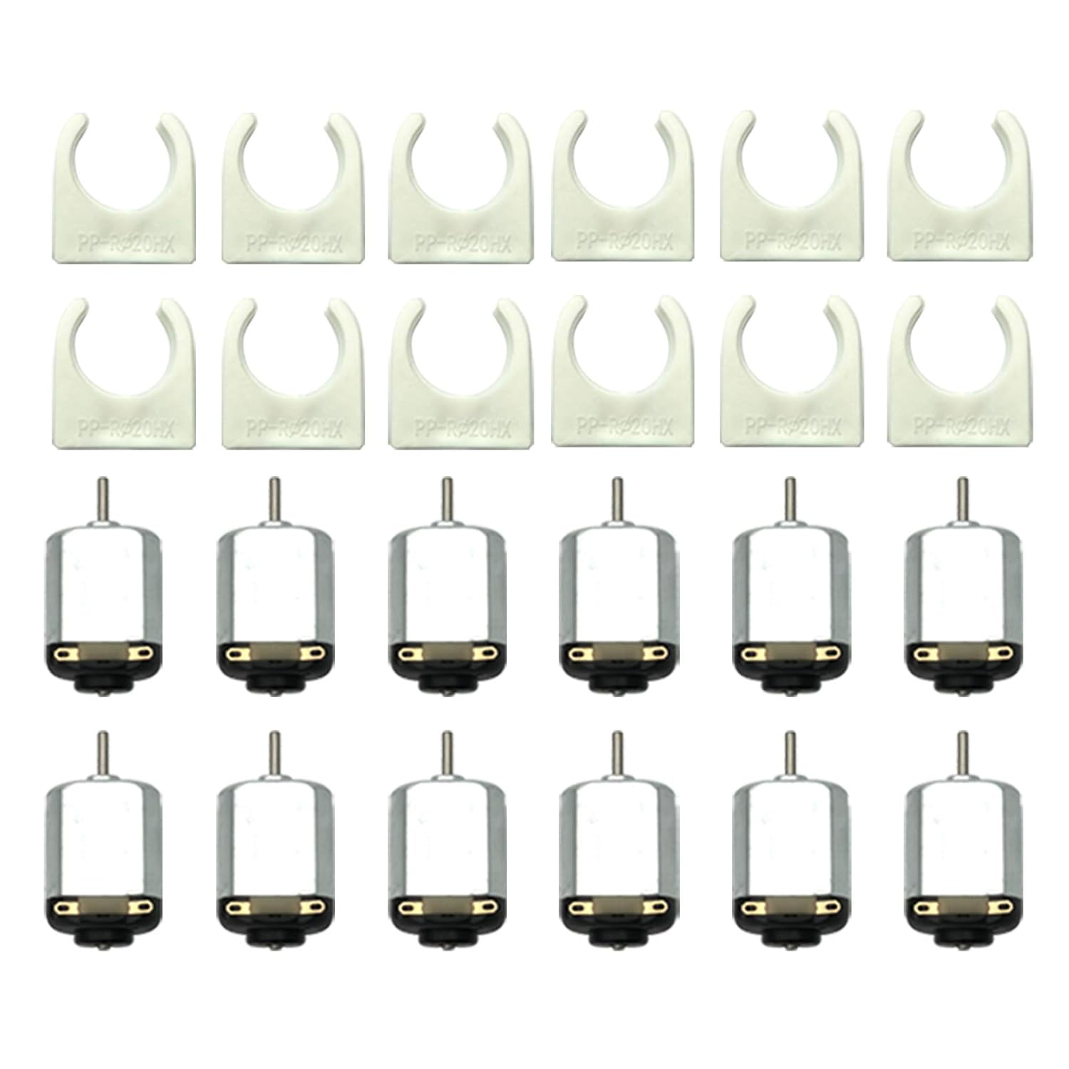 Amazon.com: EUDAX 12 Pcs Rectangular DC Motor Mini Electric Motor 1.5 ...
