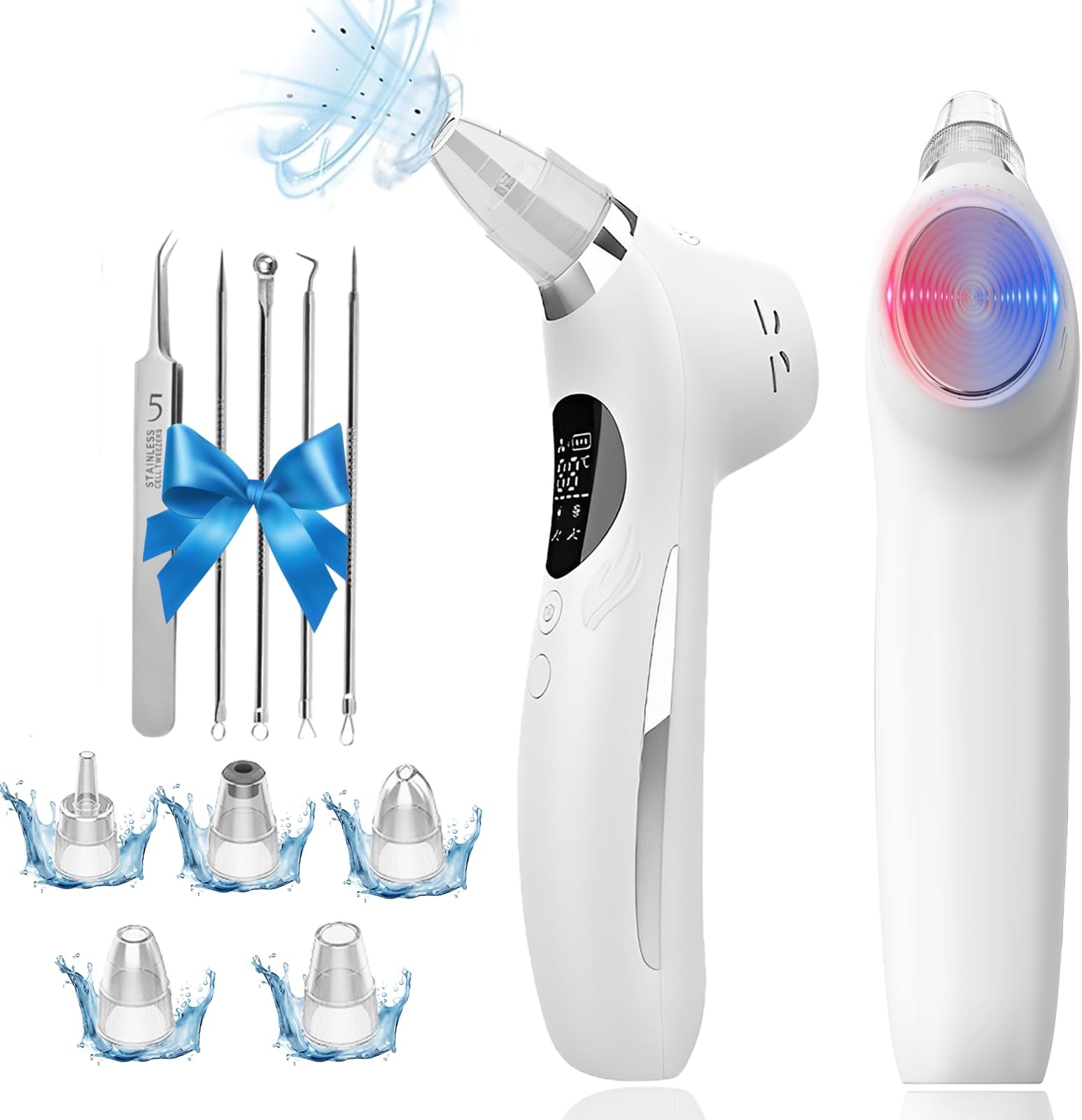 Amazon.com: Blackhead Remover Pore Vacuum Upgraded Facial Pore Cleaner Electric Comedone ...