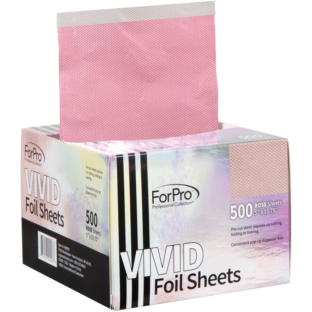Amazon.com : ForPro Professional Collection Vivid Rose Embossed Foil ...
