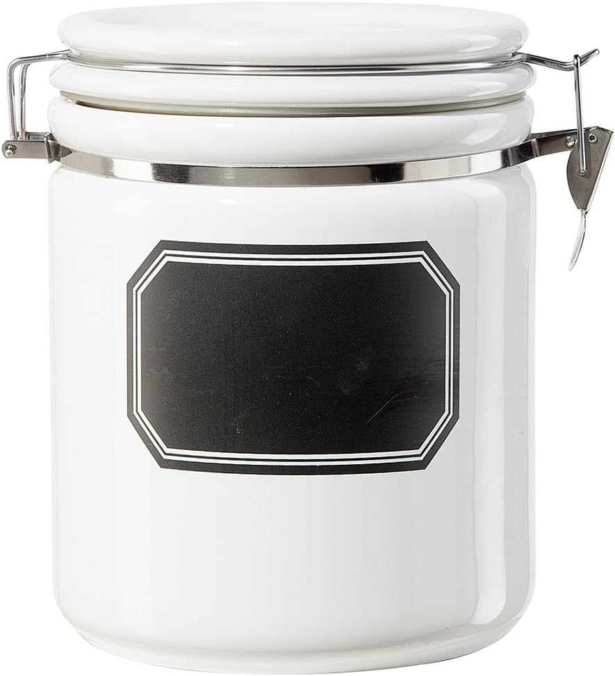 Amazon.com: Storage Canister with Chalkboard Decal: Home & Kitchen
