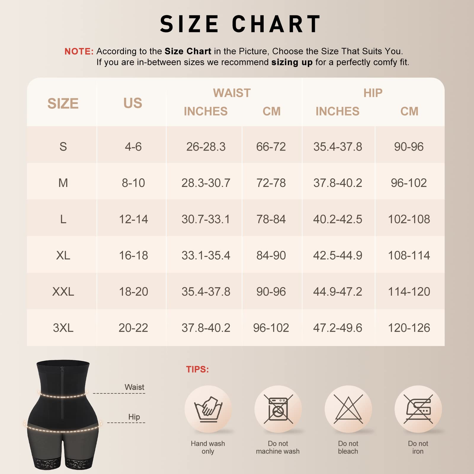 size 3XL. FeelinGirl Invisible Body Shaper Panties Butt Lifter High ...