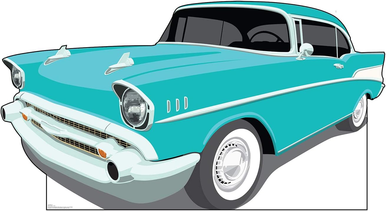 Amazon.com: SS11040 Classic Red Car Coupe 1955 Stand in Cardboard ...