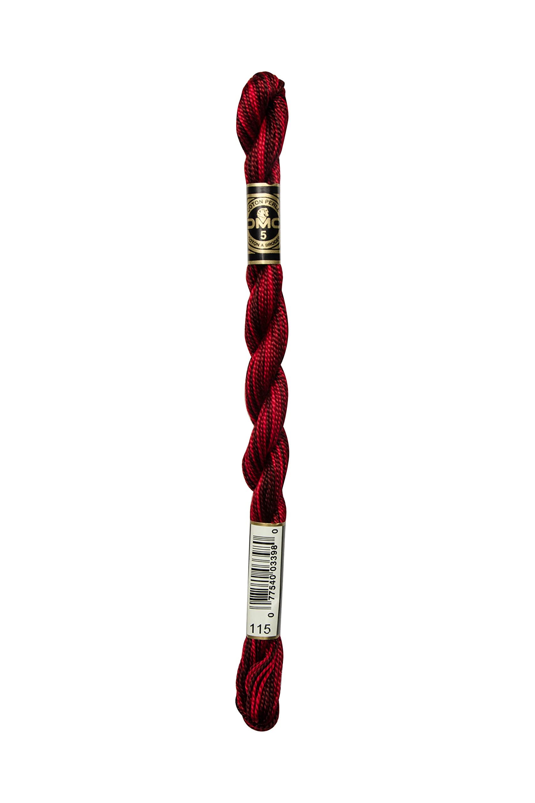 Amazon.com: DMC 115 5-115 Pearl Cotton Thread, Variegated Garnet, Size 5