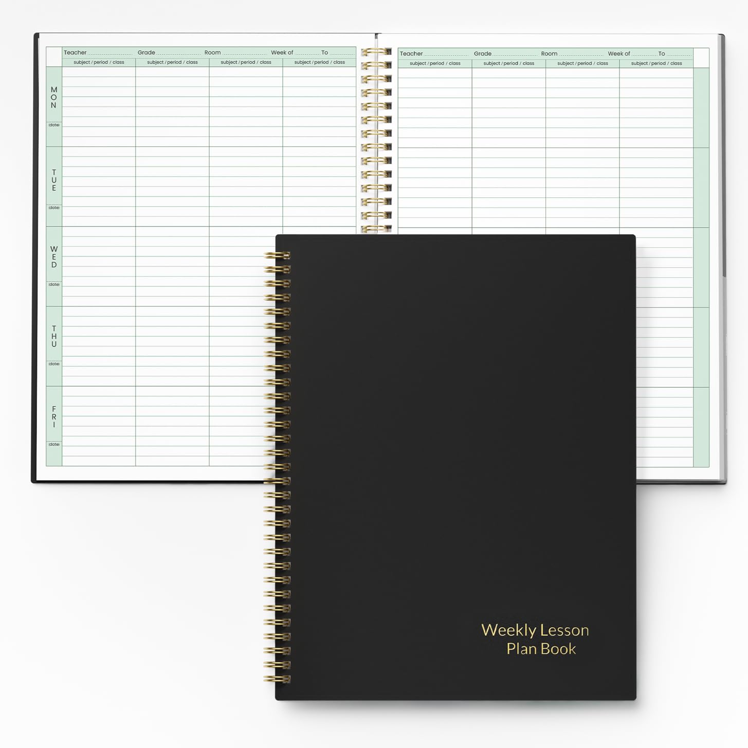 Snapklik.com : SUNEE 8 Period Teacher Lesson Plan Book - Days ...