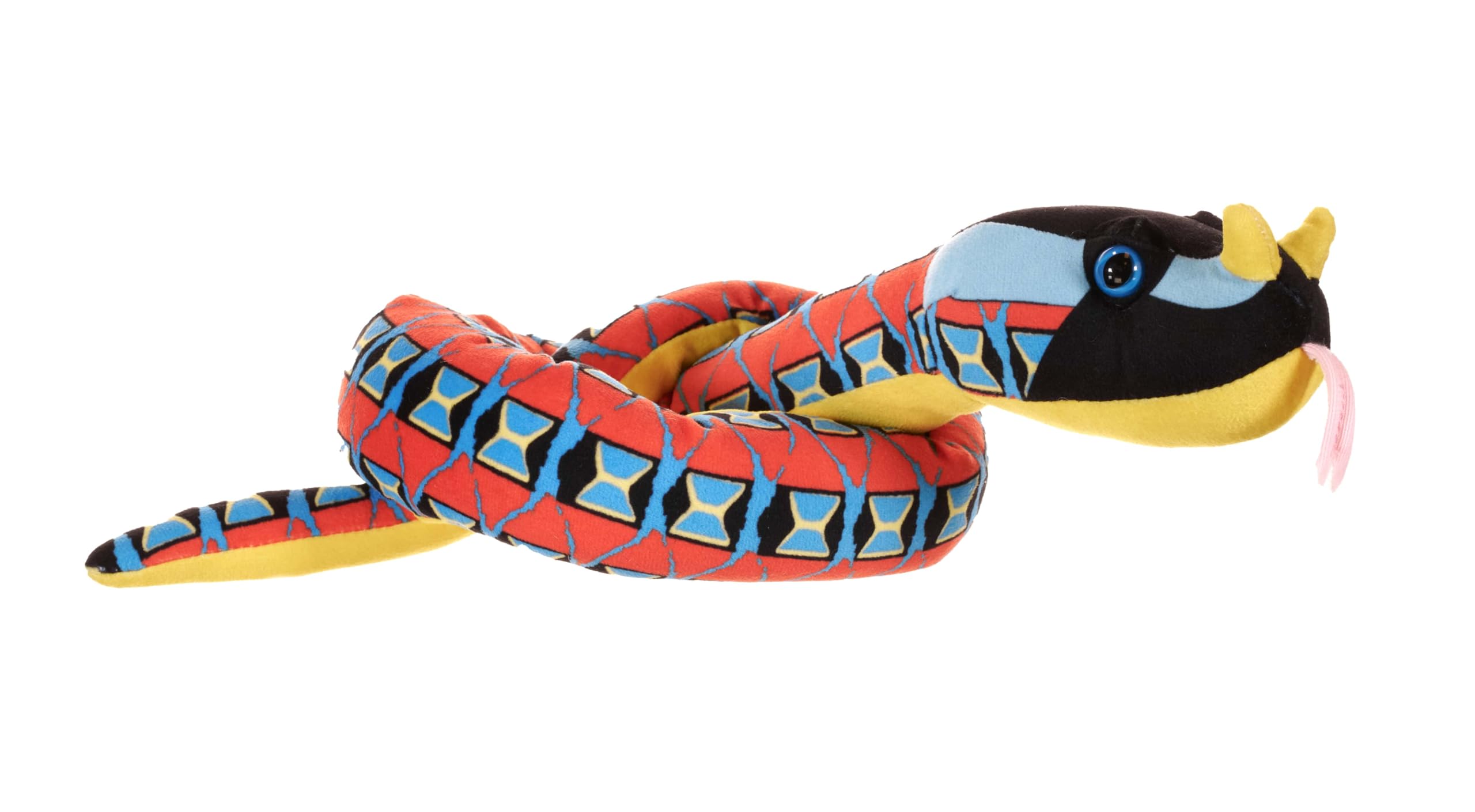 Wild Republic Snakes Eco Rhino Viper, Stuffed Animal, 36 Inches, Plush ...