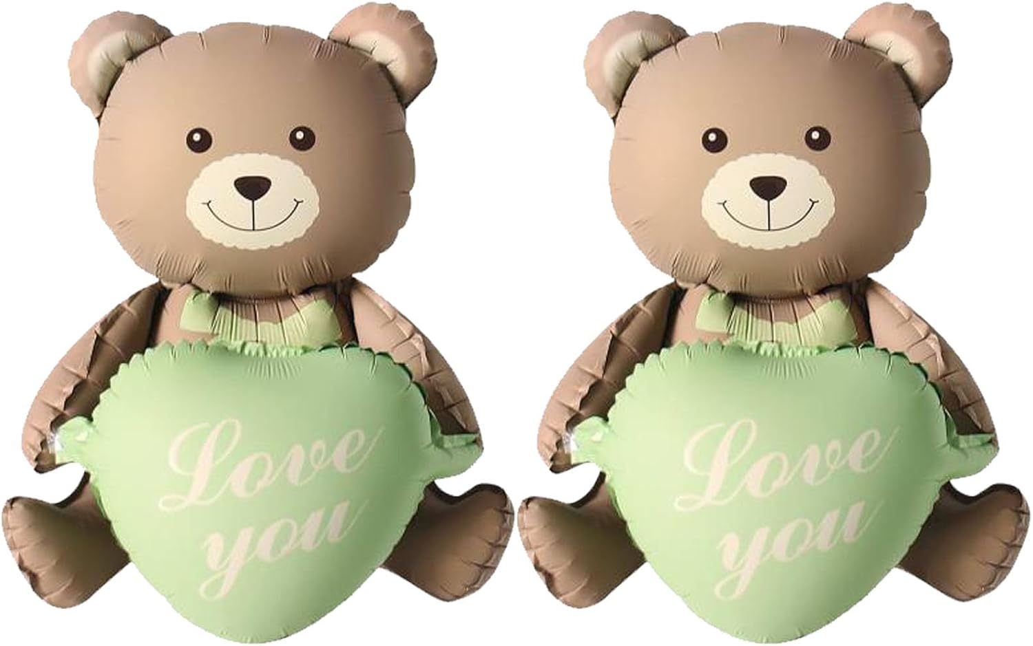 Amazon.com: SAMOKA Large Bear Balloons,2 PCS 41 Inch Love Bear Foil ...