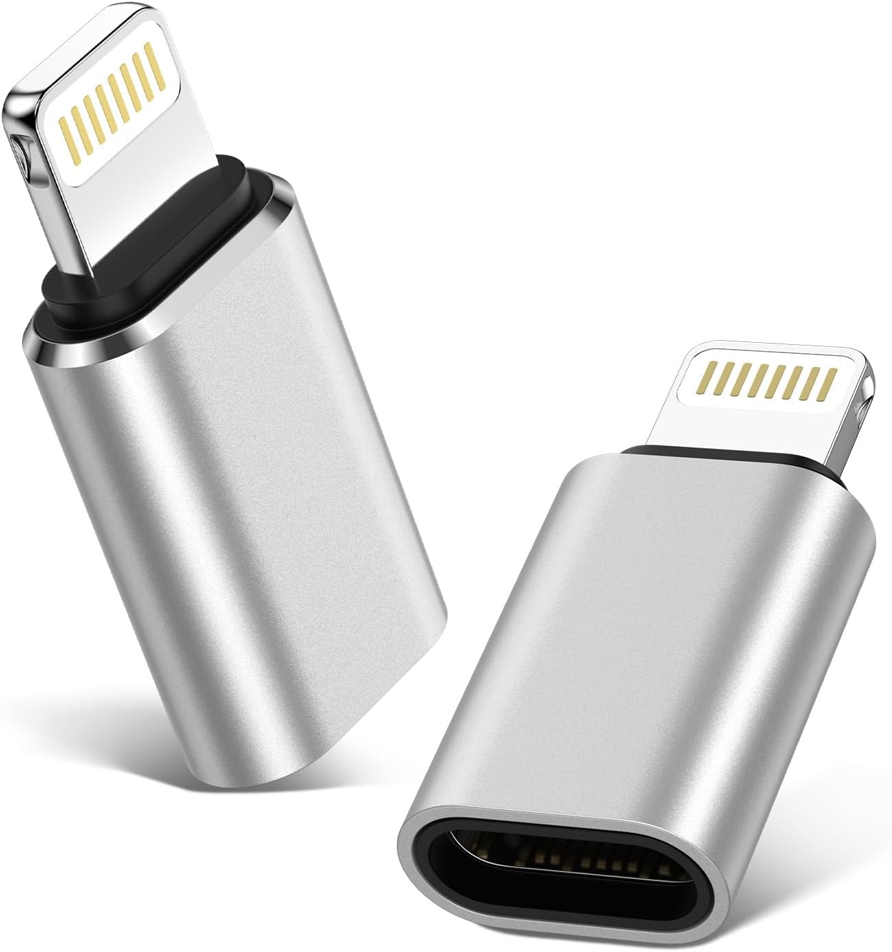 Amazon.co.jp: GAEF Type C から ライトニング変換用アダプタ 2枚セット タイプC to ライトニング変換アダプター ...