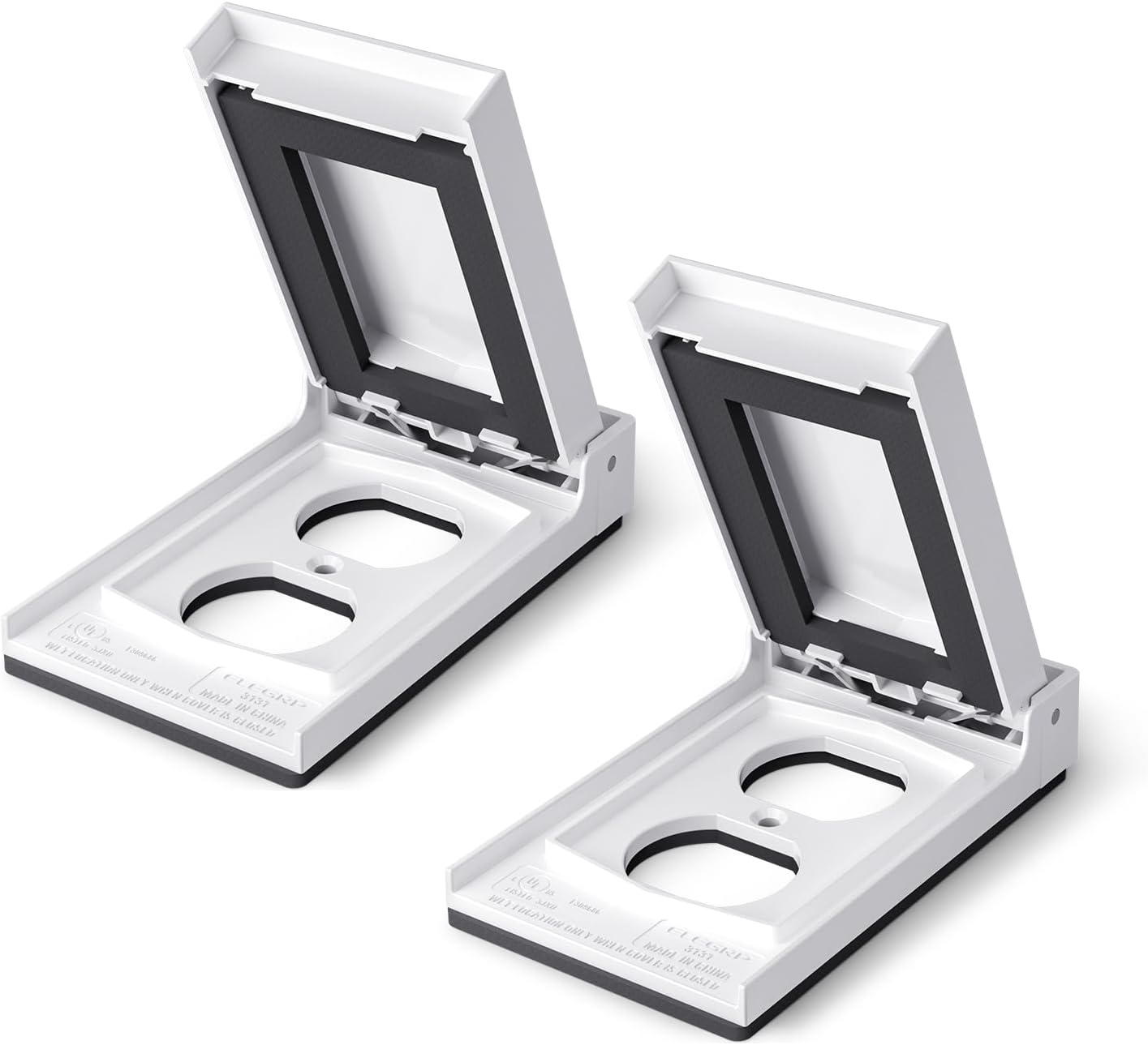 ELEGRP Vertical Outdoor Cover for Duplex Receptacles, Weatherproof Wall ...