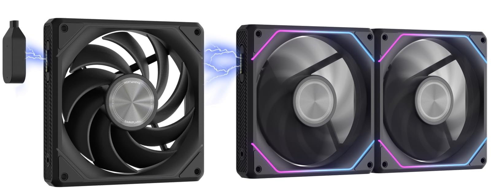 Amazon.com: darkFlash G16 120MM Magnetic ARGB PC Case Fans - 3 Pack ...