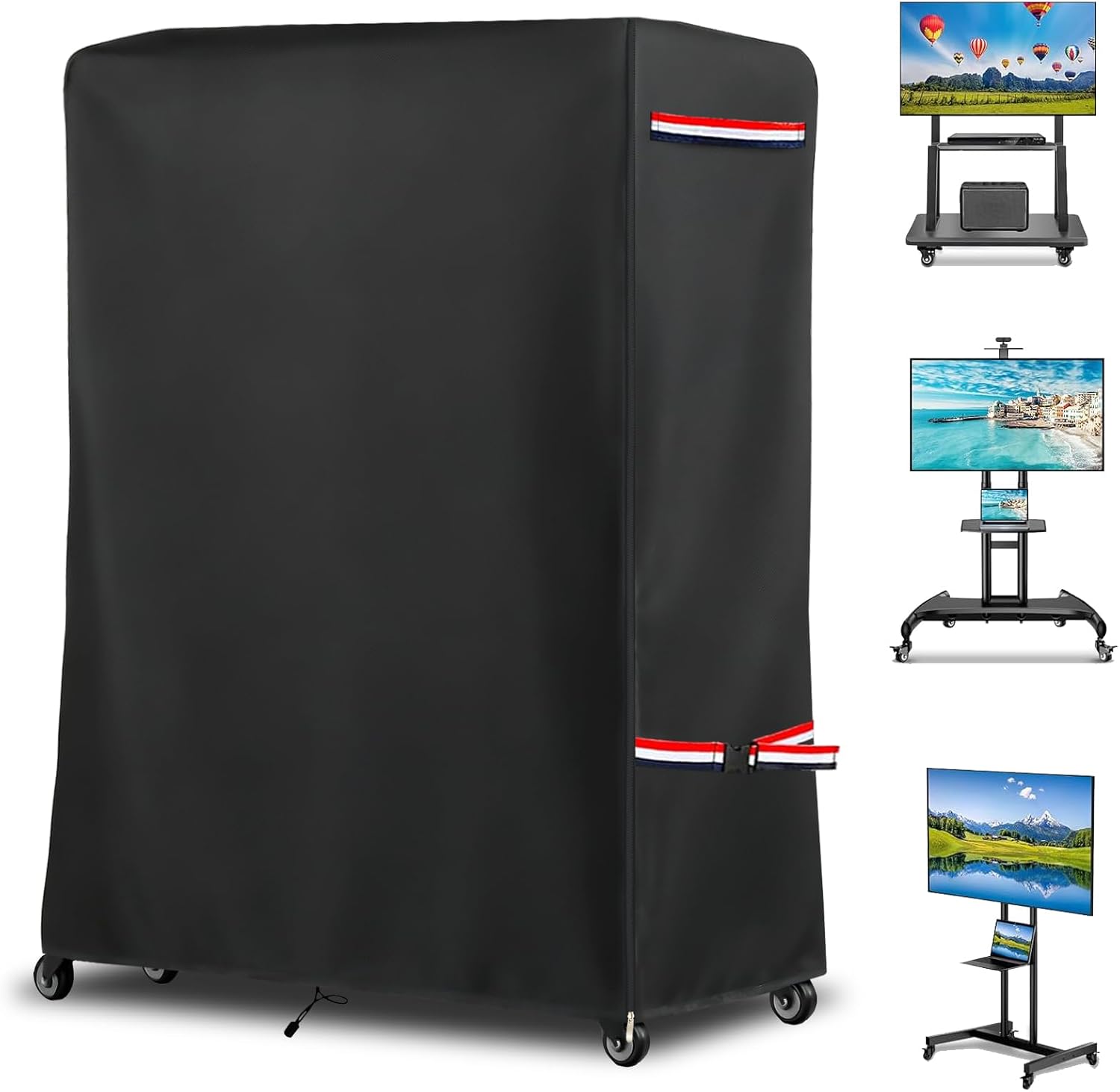 Amazon.com: Outdoor TV Cover 55 Inch Weatherproof,Heavy Duty 600D ...