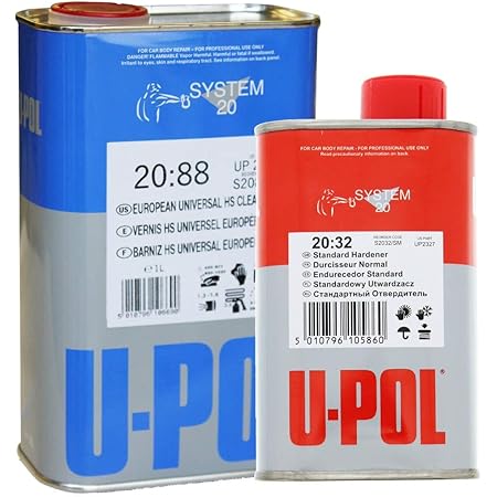 Amazon.com: U-POL S2032: Standard Hardener 250Ml : Automotive
