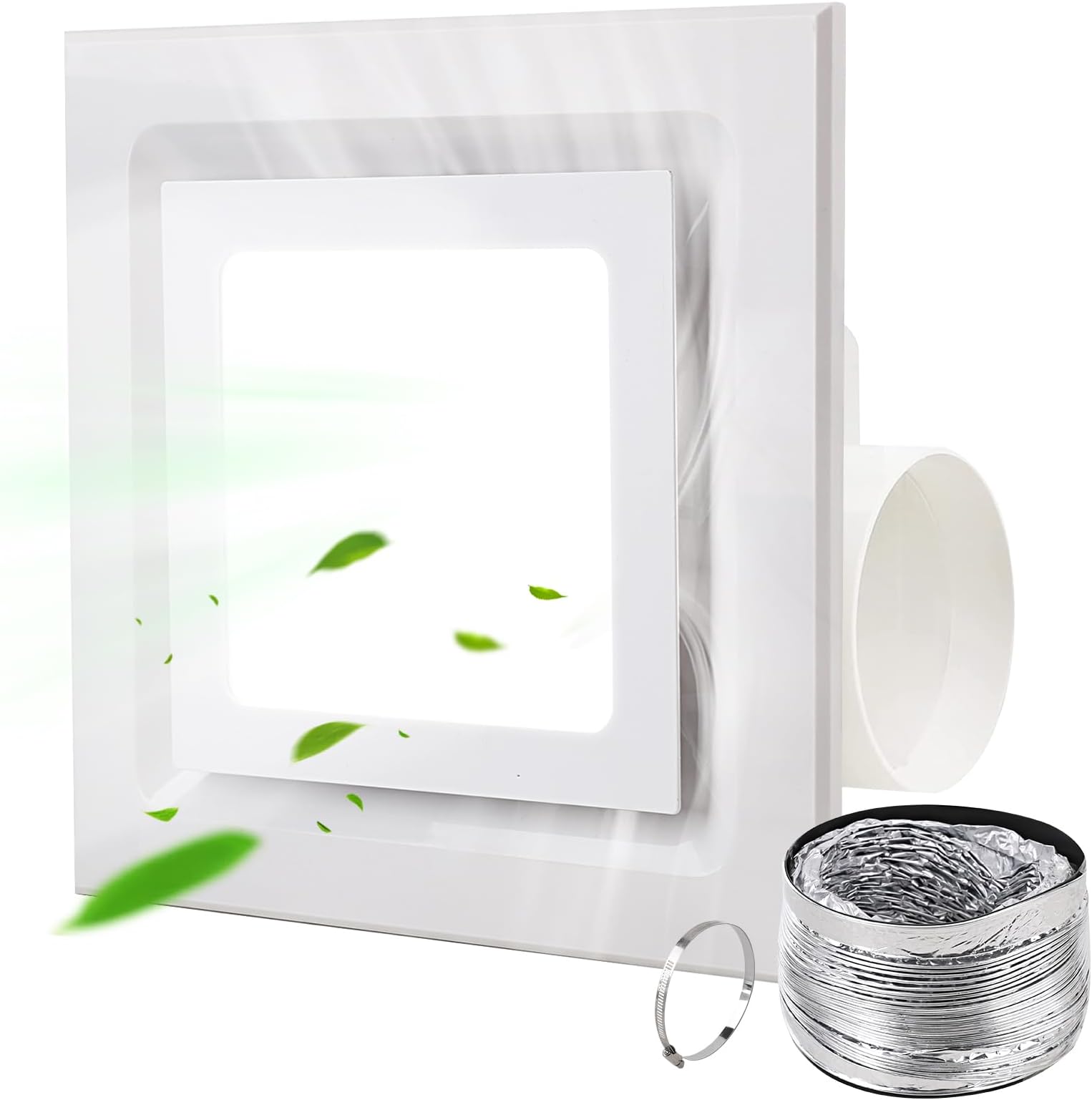 Amazon.com: Bathroom Exhaust Fan with LED Light Ceiling Mount ...