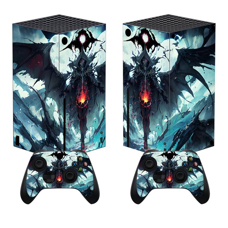 Amazon.com: PlayVital Field of Devil Custom Vinyl Skins for Xbox Core ...
