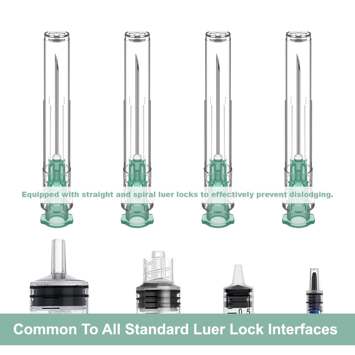 Snapklik.com : 100 Pack 20G 1 Inch Luer Lock Industrial Dispensing ...