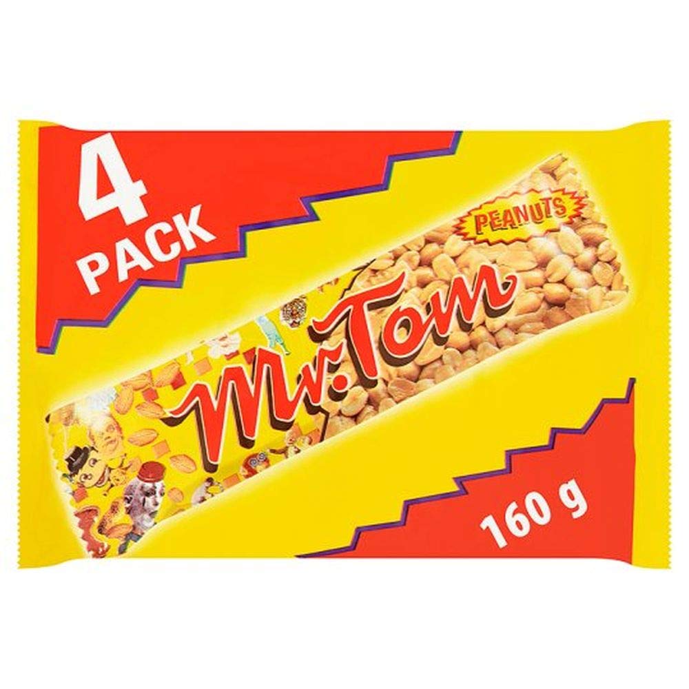 4 Pack Mr Tom Peanut Bar 40g (4 Pack) : Amazon.co.uk: Grocery