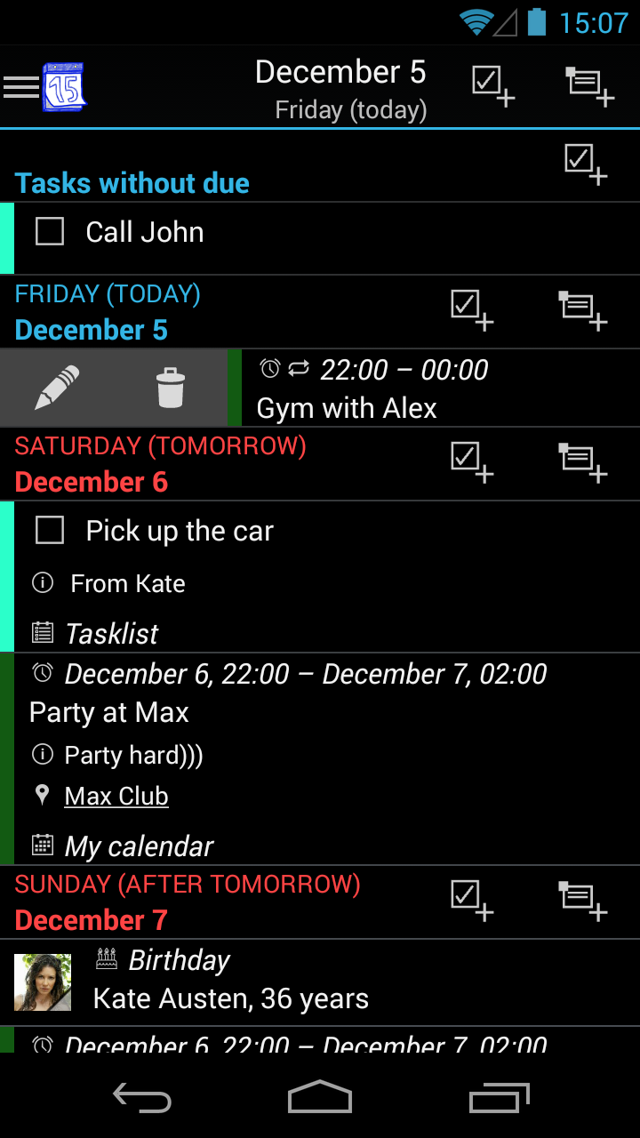 M-Calendar - App on Amazon Appstore