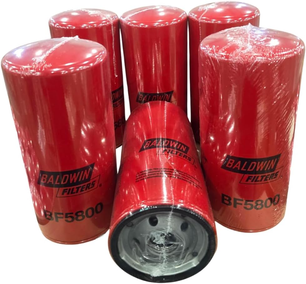 Amazon.com: Baldwin BF5800 Heavy Duty Spin-on Fuel Filter, 9 Micron ...