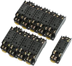 Amazon.co.jp: 10 Pcs Spare Parts 8 Screw Terminals PYF08A Power Relay Socket Base Stand for MY2 ...