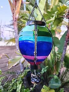 Amazon.com: Flickering Solar Light Hot Air Balloon Shape Lamp,1PC 10 ...
