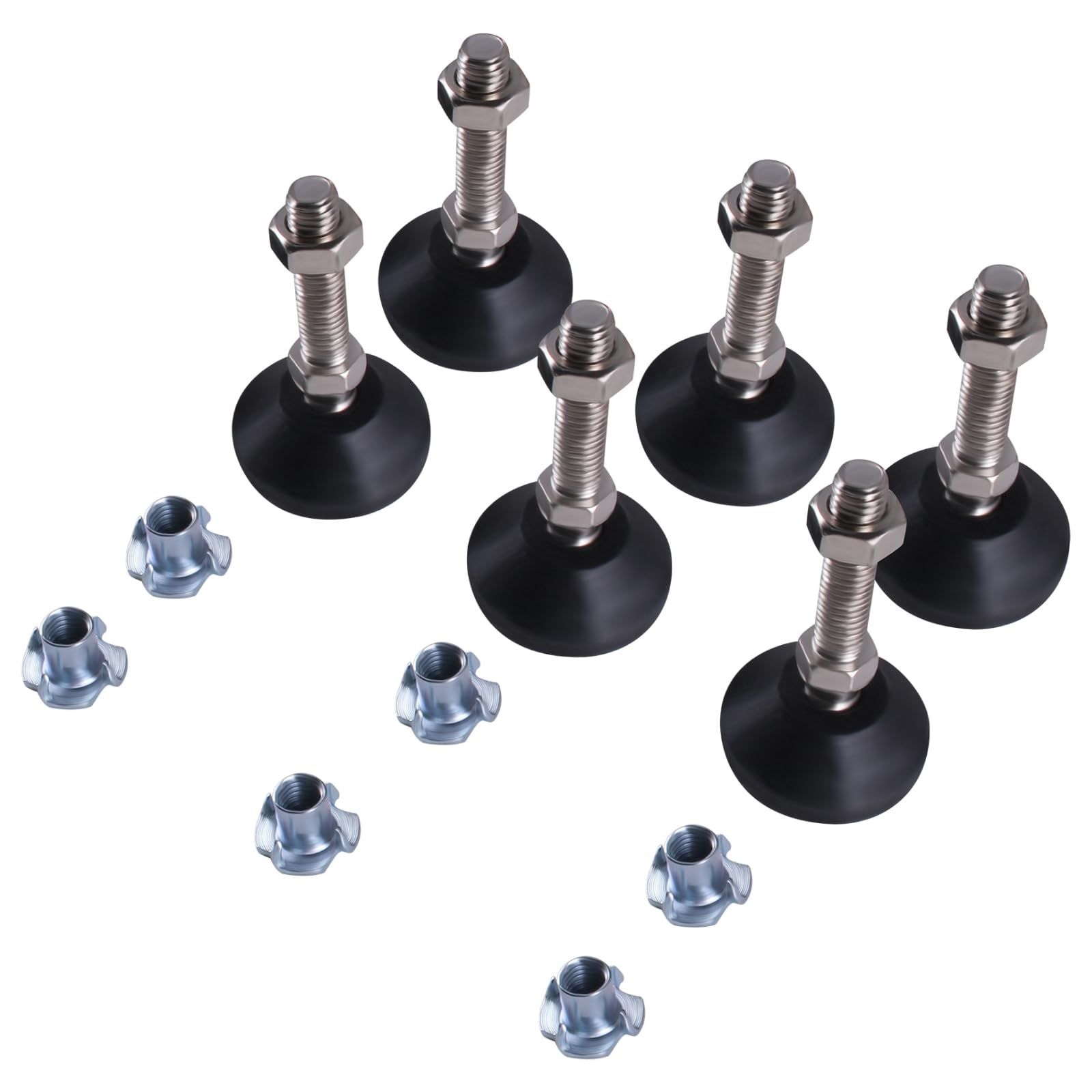 Amazon.com: CNCYEAH Adjustable Foot Cups 6PCS M12 Thread 50mm Diameter ...