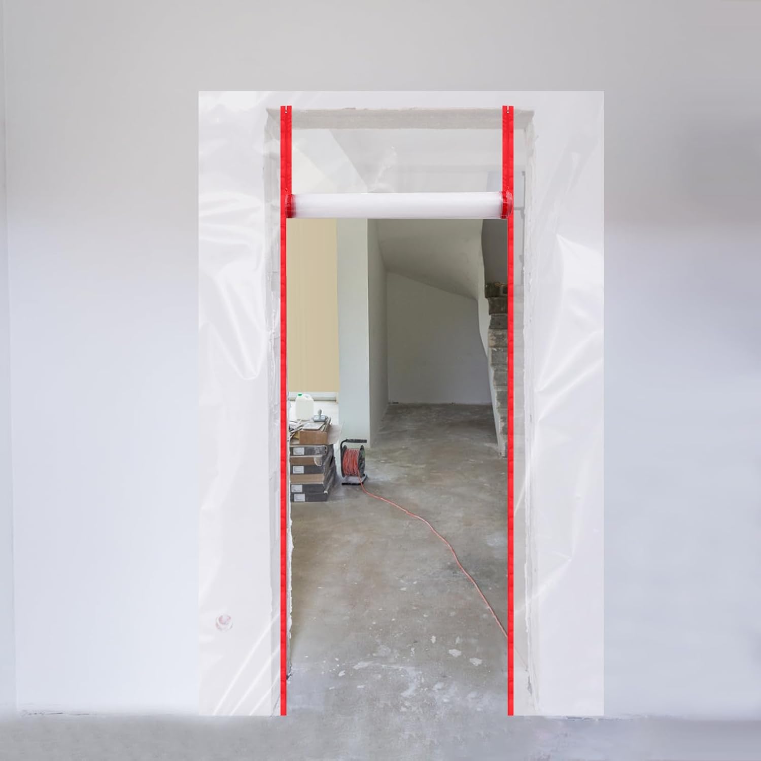 YESMRO Zipper Door - Industrial Dust Barrier, Heavy Duty Plastic Zip ...