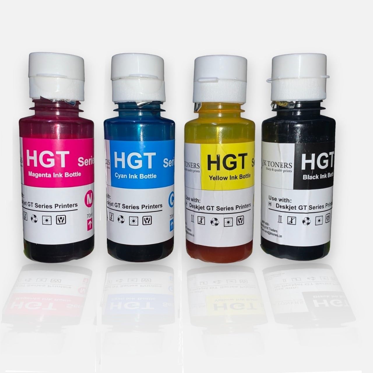 GT51 & GT52 Ink Refill Dye Ink for Use in HP Ink Tank 310, 315, 319 ...