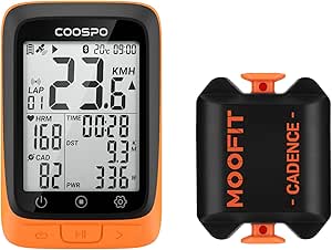 Amazon.com: CooSpo [Promoción del paquete] BC107 GPS Bike Computer ...