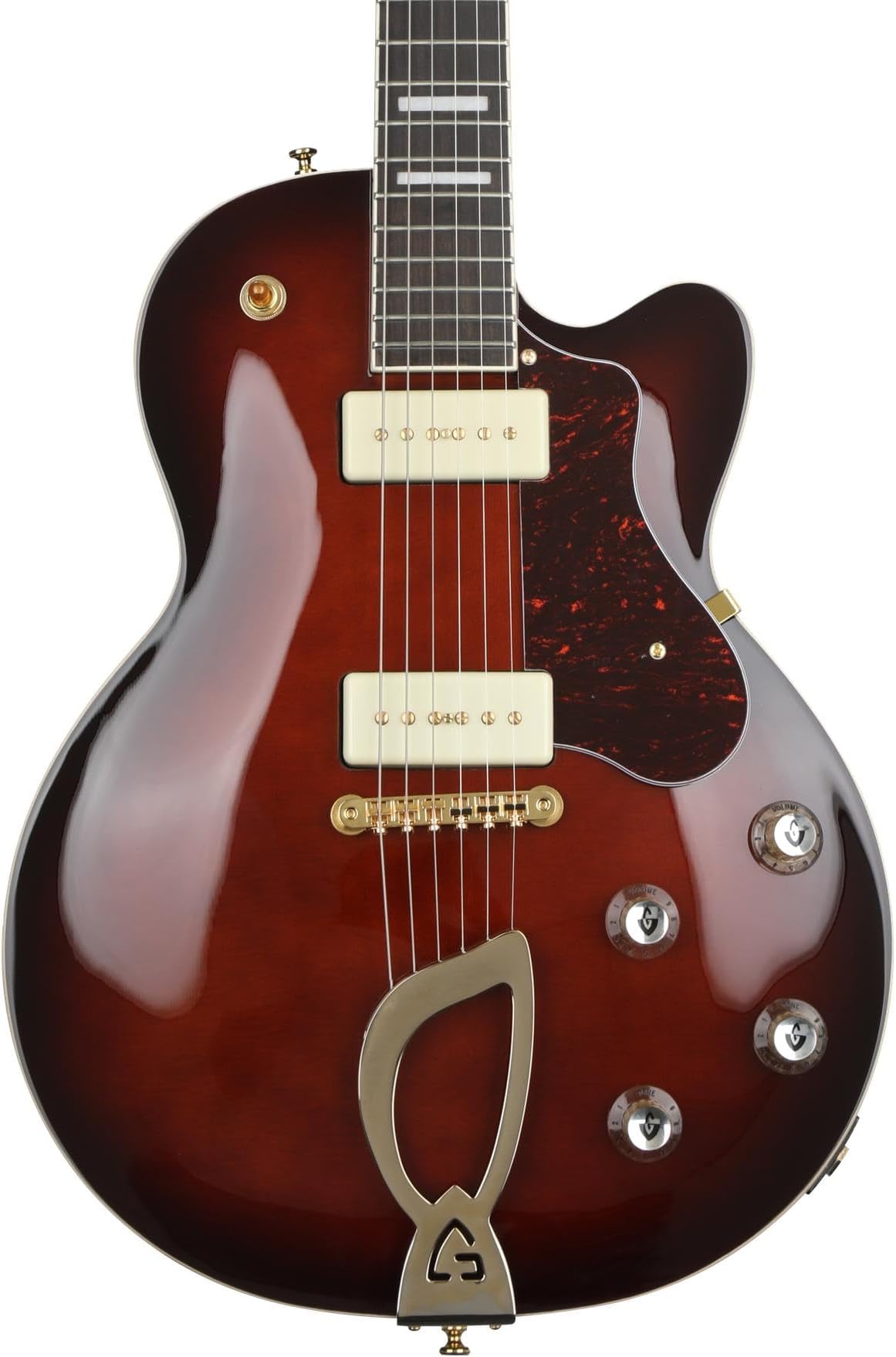 Amazon.com: Guild Polara Deluxe Electric Guitar - Vintage Sunburst ...