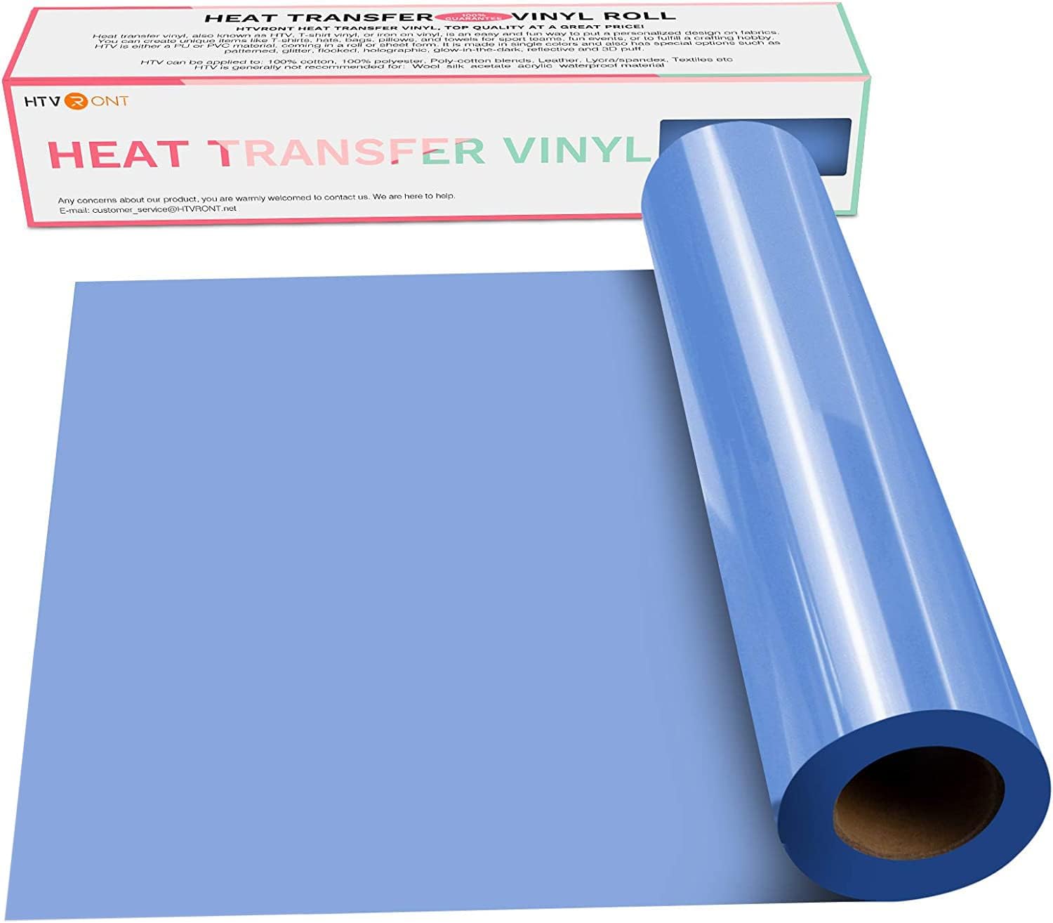 Amazon.com: HTVRONT HTV Vinyl Rolls Heat Transfer Vinyl - 12" x 15ft ...