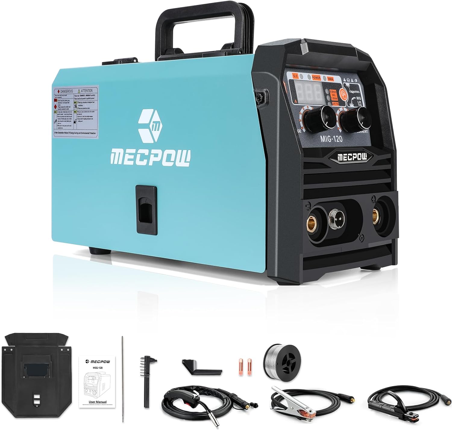 Mecpow 3-in-1 MIG/MMA/TIG Electric Welder User Manual