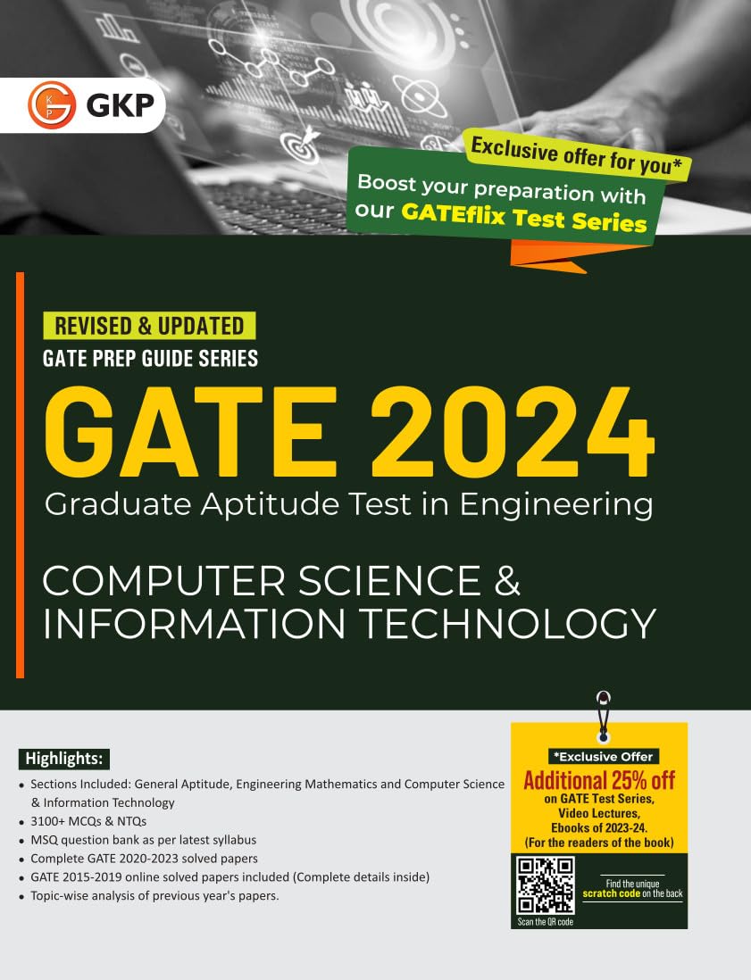 GATE 2024 : Computer Science and Information Technology - Guide eBook : Publications, GK: Amazon ...