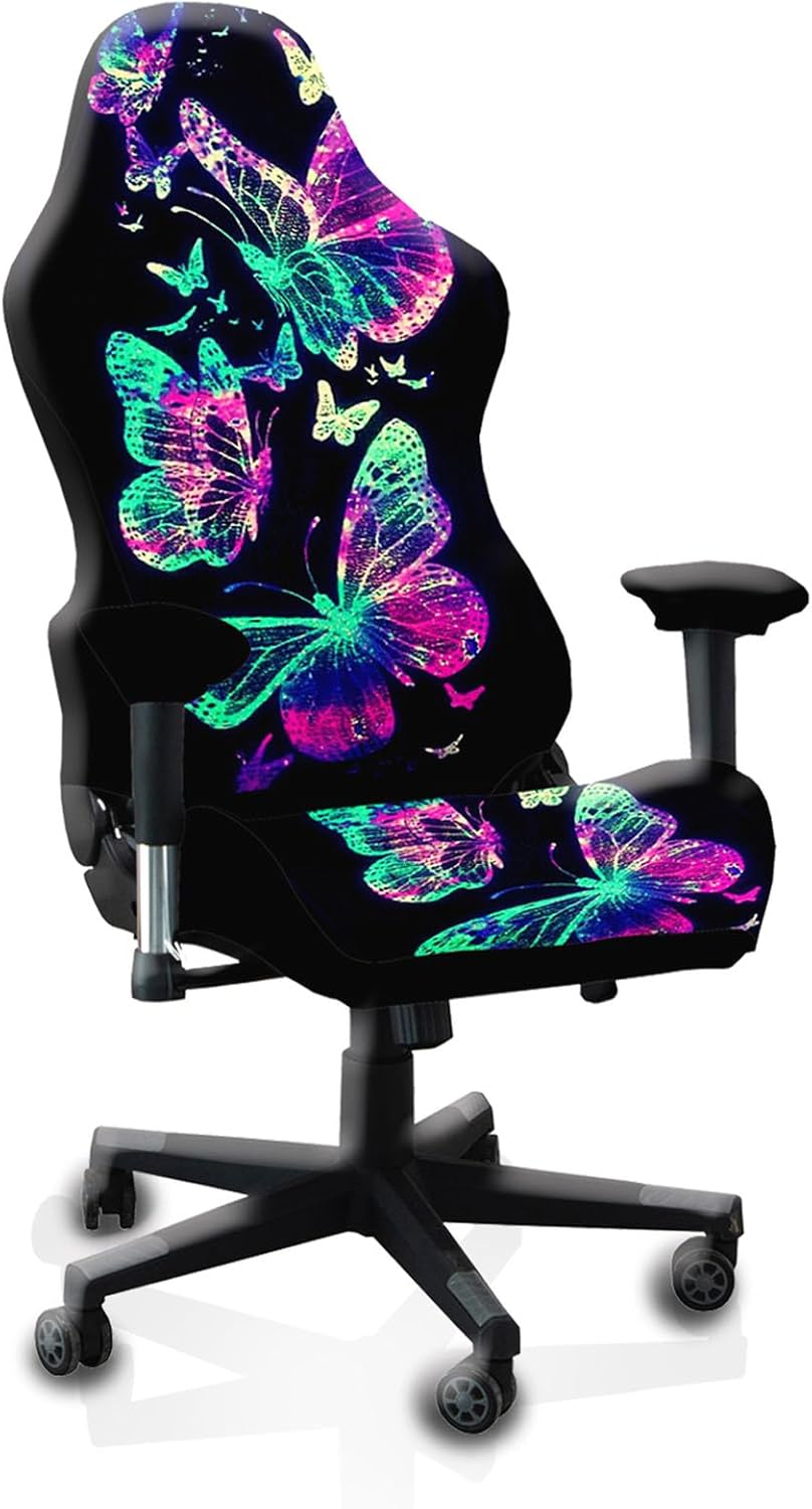 Amazon.com: QYZDLM Gaming Chair Covers Slipcovers, 3D Printing ...