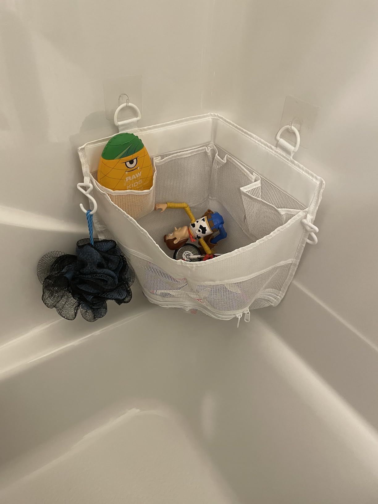 $2/mo - Finance Mesh Bath Toy Holder Organizer – The Perfect Corner ...