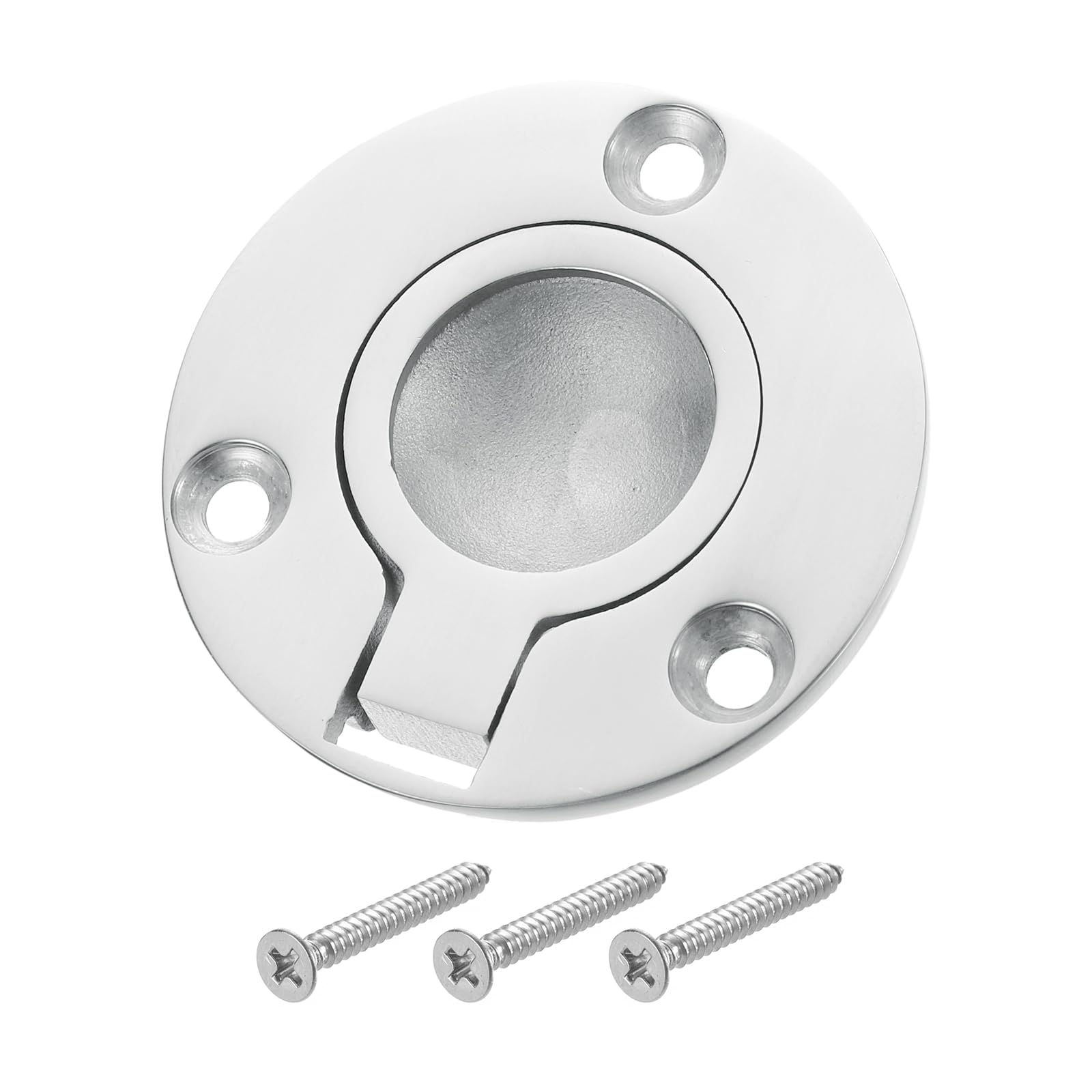 uxcell Flush Ring Pull Handle, 1Pcs 50 mm - 316 Stainless Steel Round ...