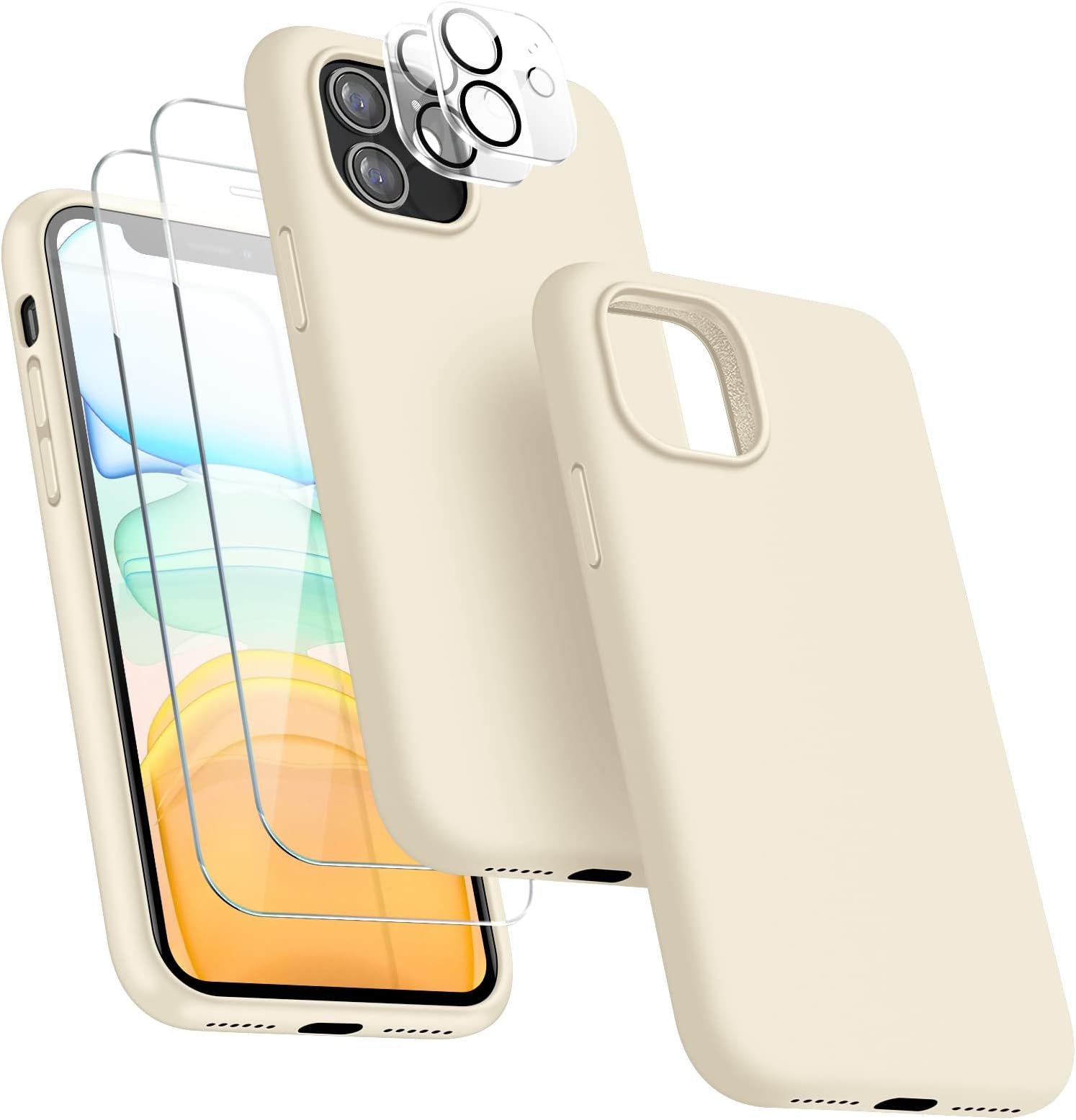Amazon.com: SURPHY Design for iPhone 11 Case with Camera Protection ...