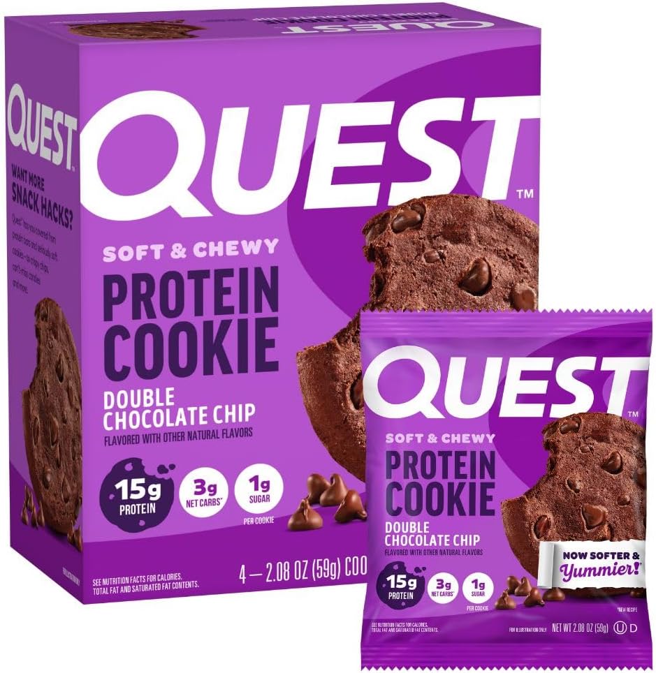 Amazon.com: Quest Nutrition Frosted Cookies, Strawberry Cake, 1g Sugar ...